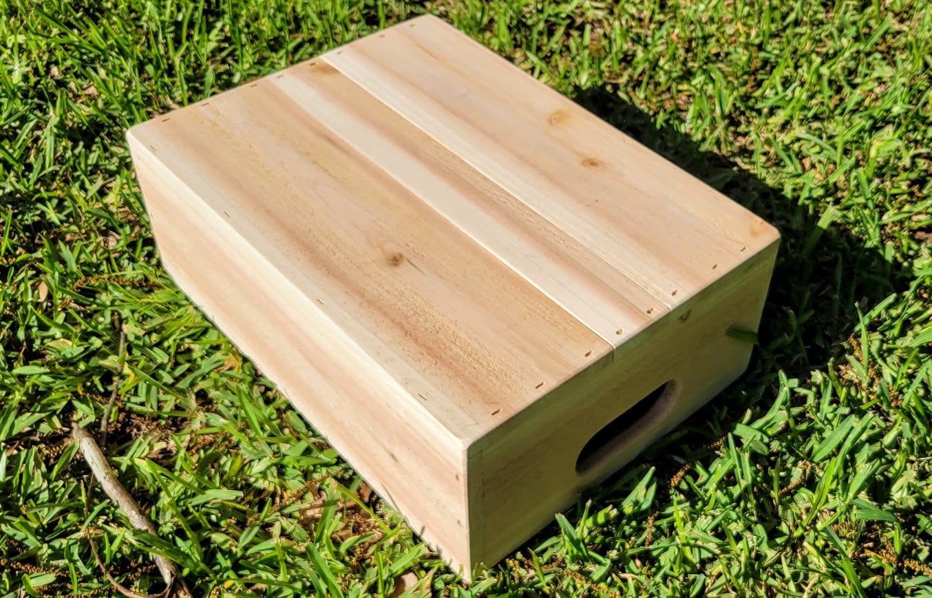 Cedar Crate With Solid Bottom - Etsy
