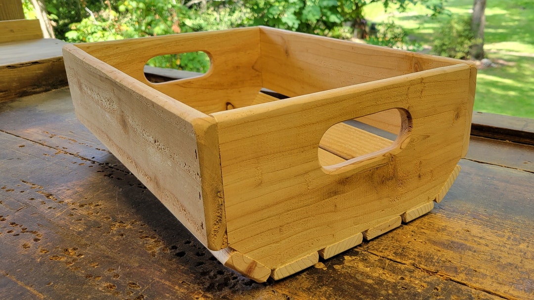 Garden Crate Cedar Crate With Cradle Slat Bottom - Etsy