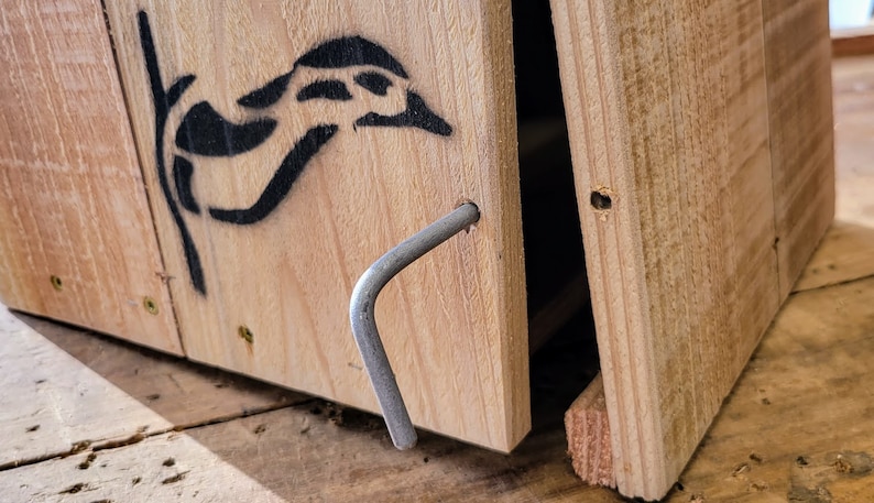 Cedar Black Bellied Whistling Tree Duck Nesting Box - Etsy