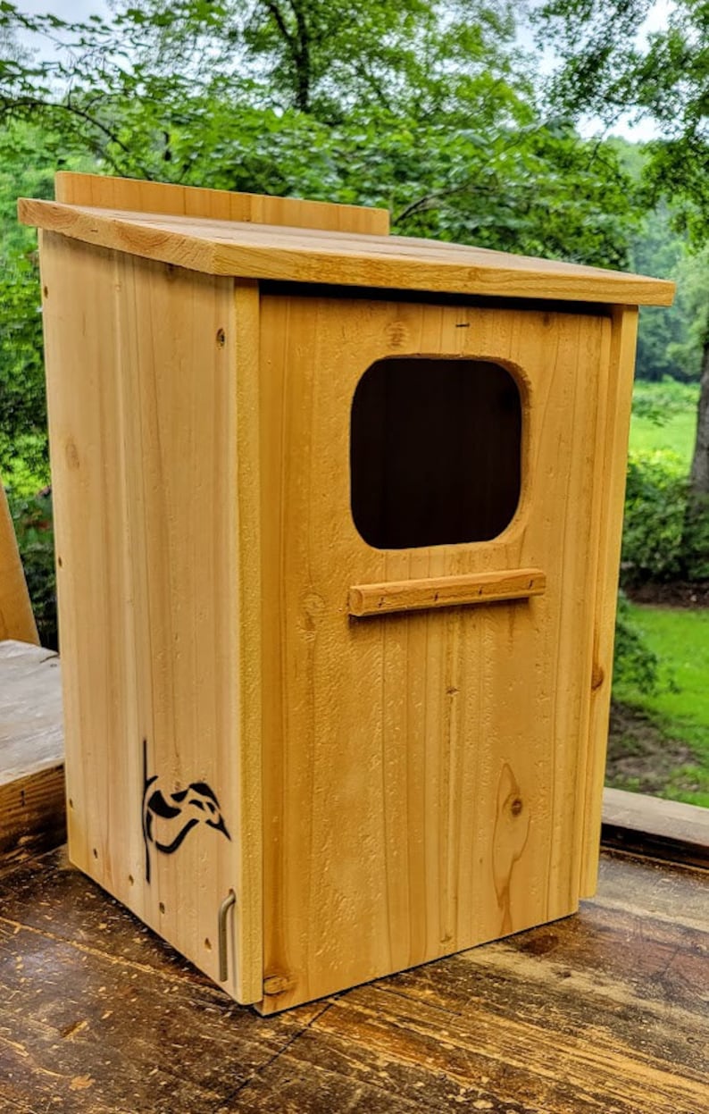 Cedar Black Bellied Whistling Tree Duck Nesting Box - Etsy