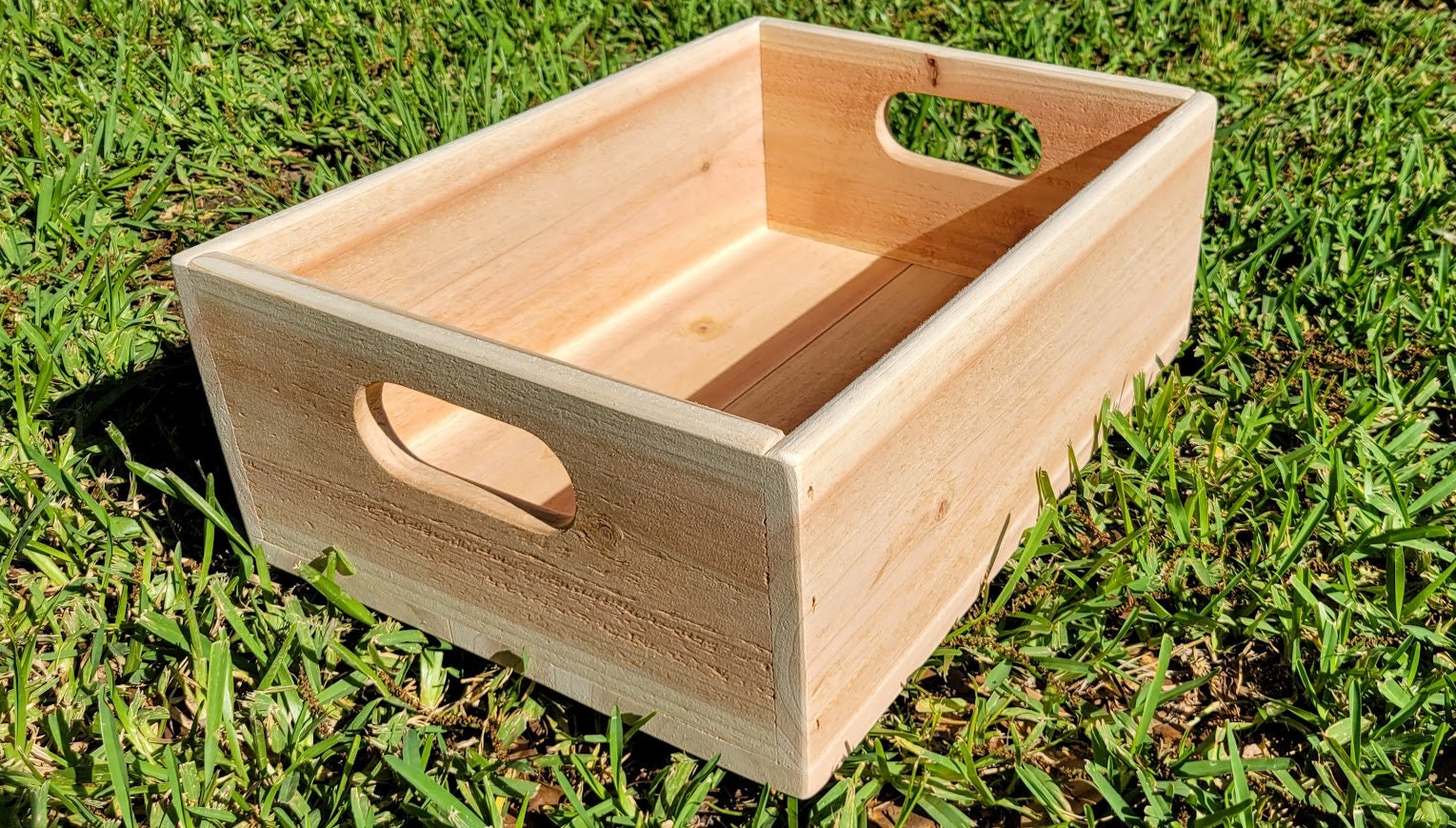 Cedar Crate With Solid Bottom - Etsy
