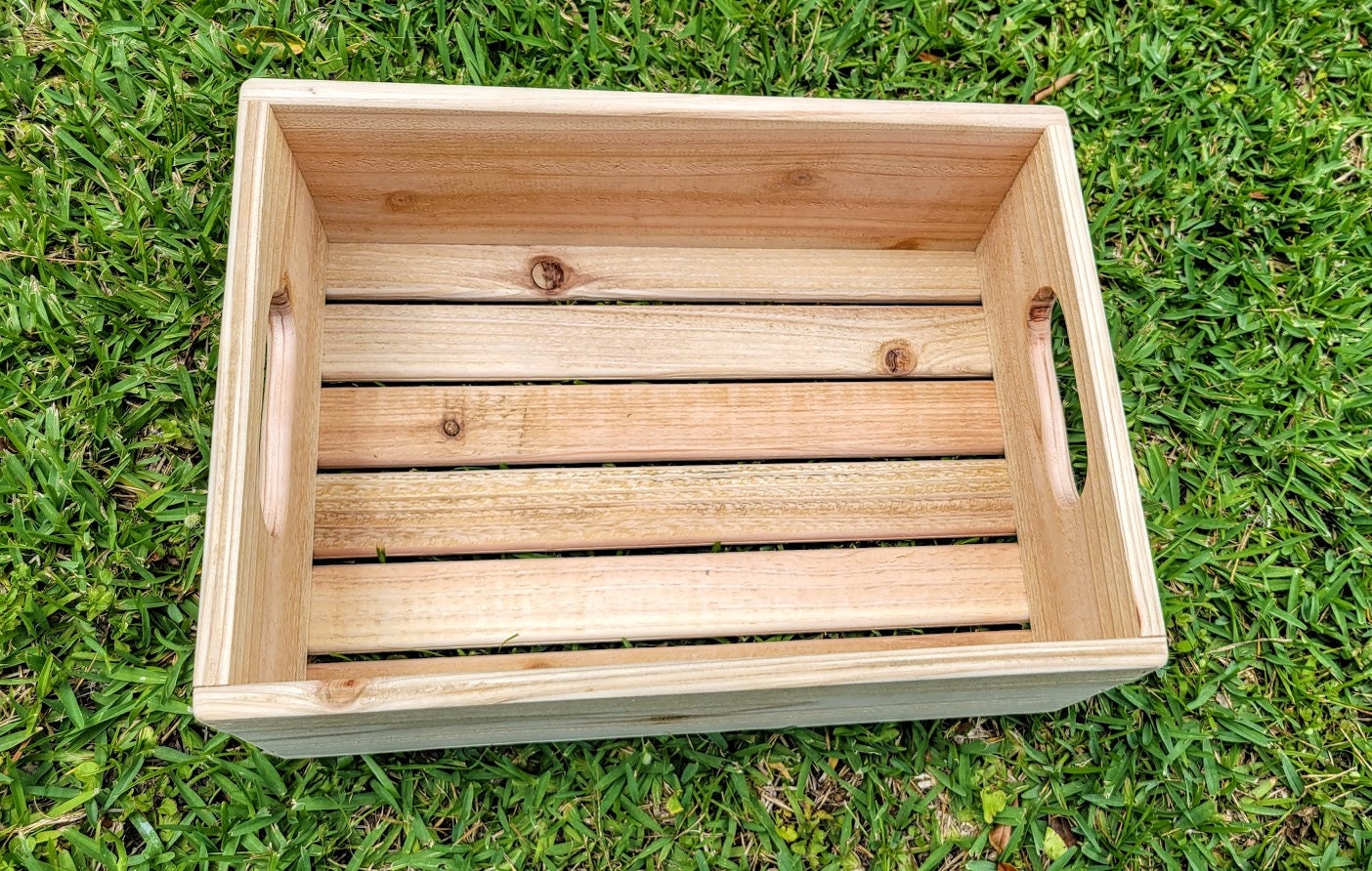 Cedar Crate With Slat Bottom - Etsy