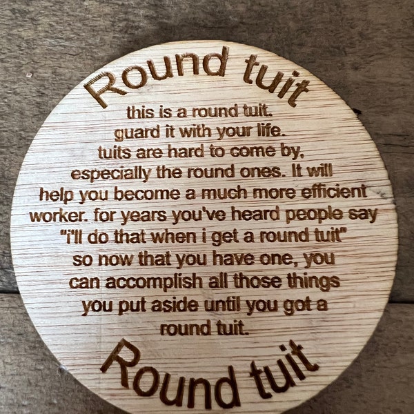Shop Round Tuit - Etsy