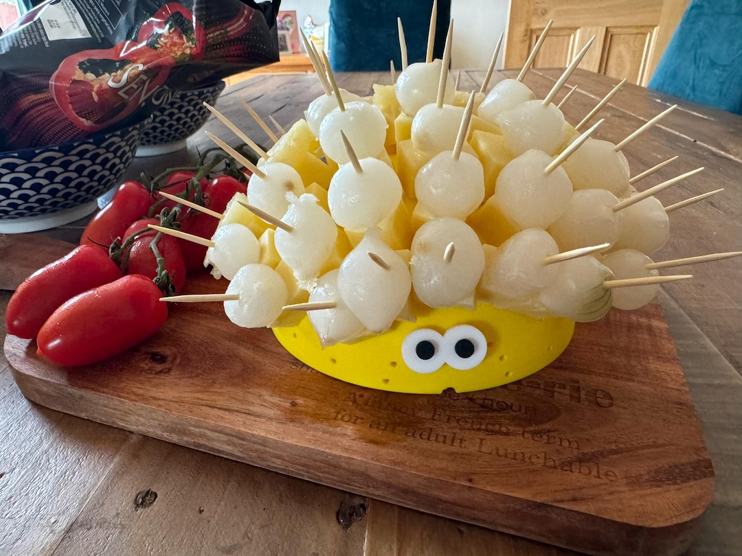 Cheese and Pineapple Hedgehog. - Etsy UK