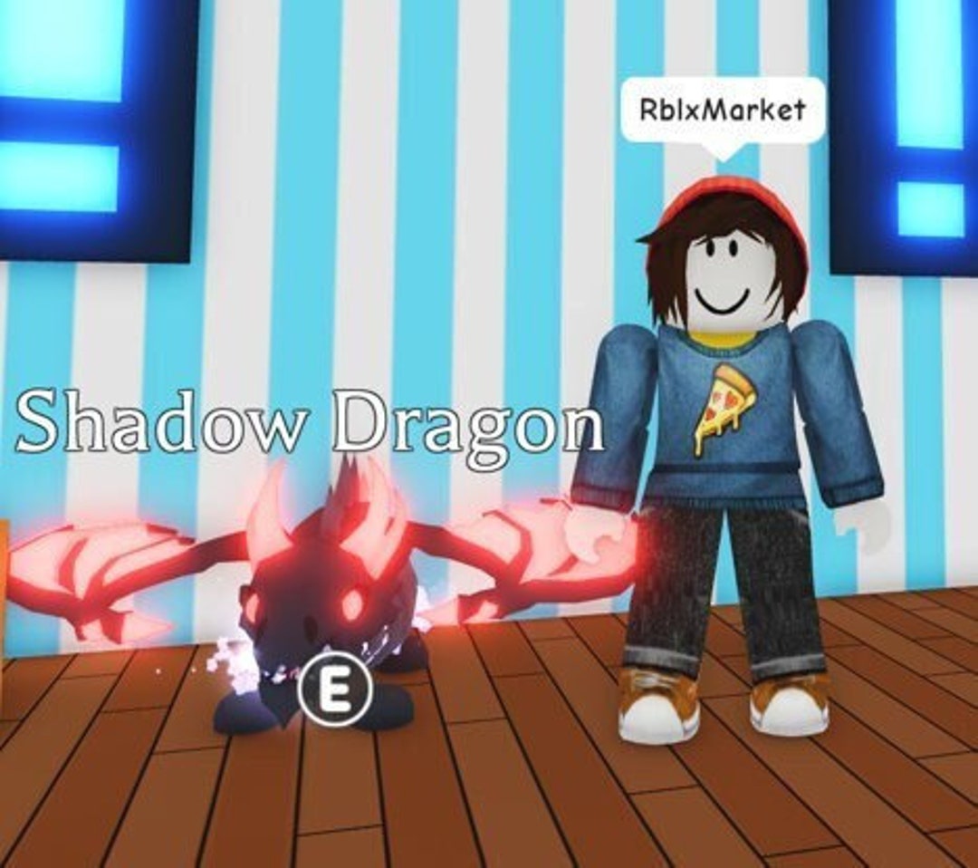 Adopt Me Roblox MFR Shadow Dragon mega Neon Fly Ride - Etsy UK