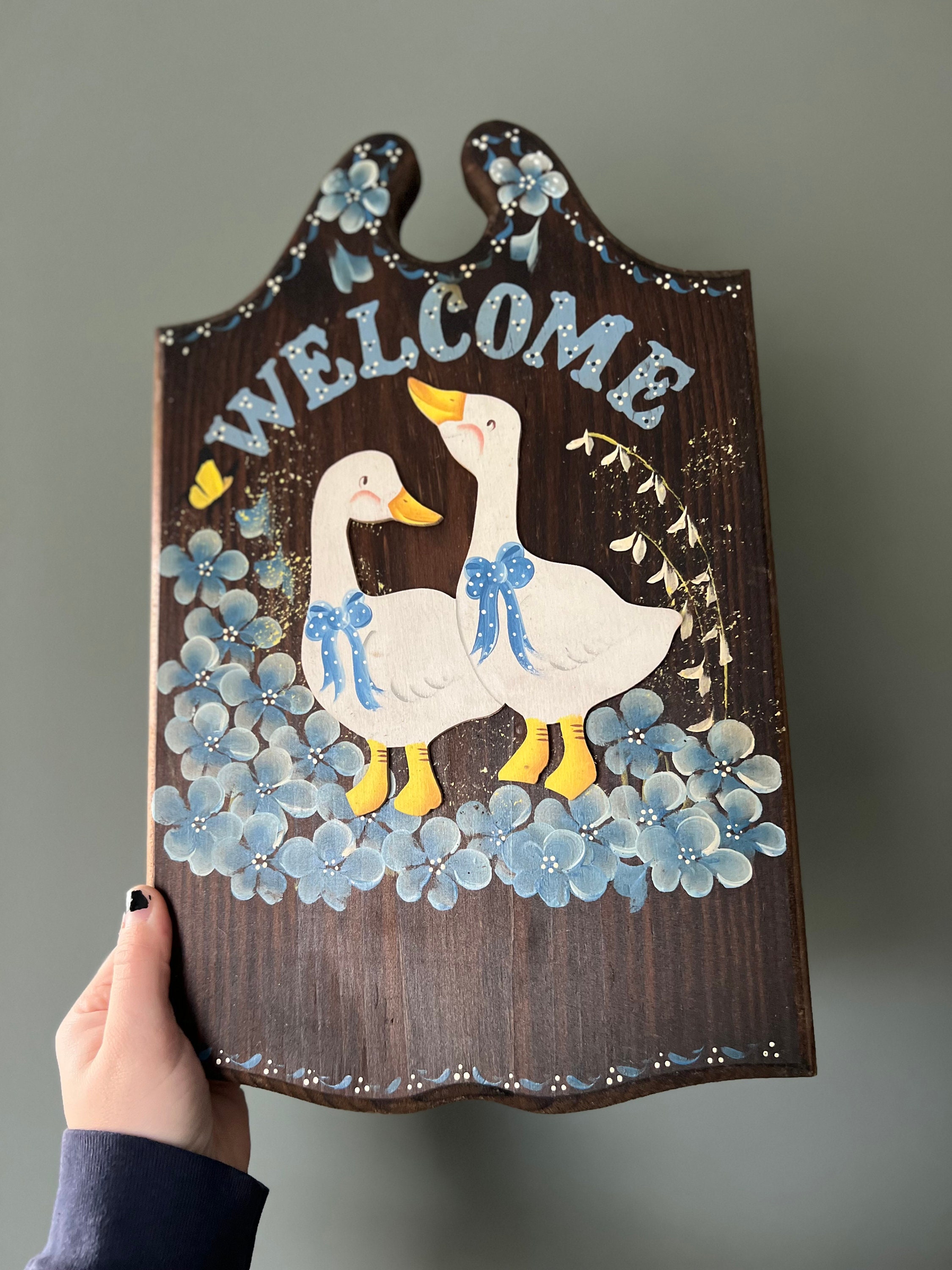 Goose Welcome Sign - Etsy