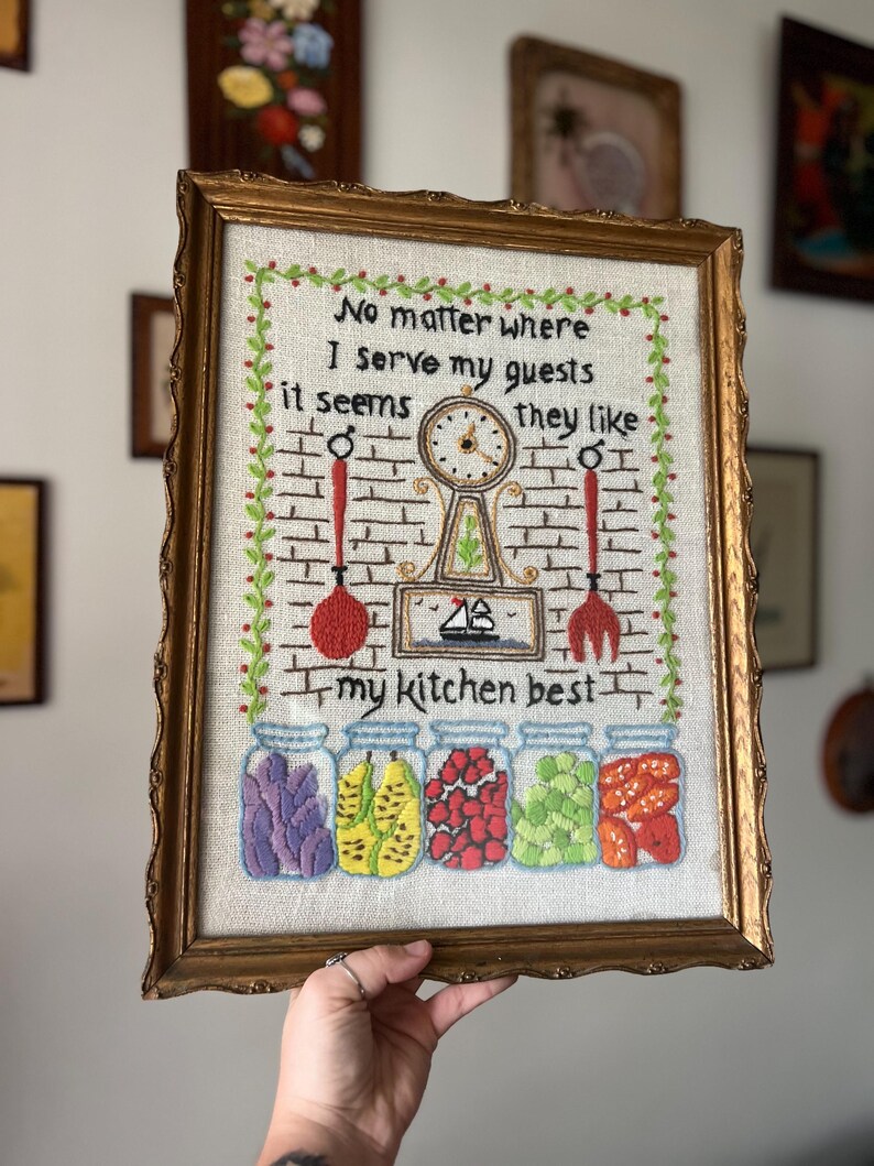 Vintage Kitchen Cross Stitch - Etsy