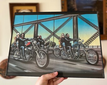 David Mann Motorcycle Biker Easyriders Centerfold Art Poster Print ...