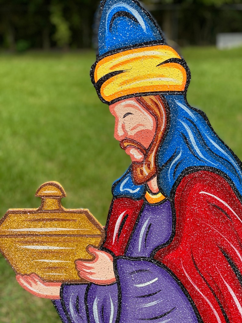 3 Wise Men Nativity Scene Christian Christmas Yard Art SET OF 3 Kings ...