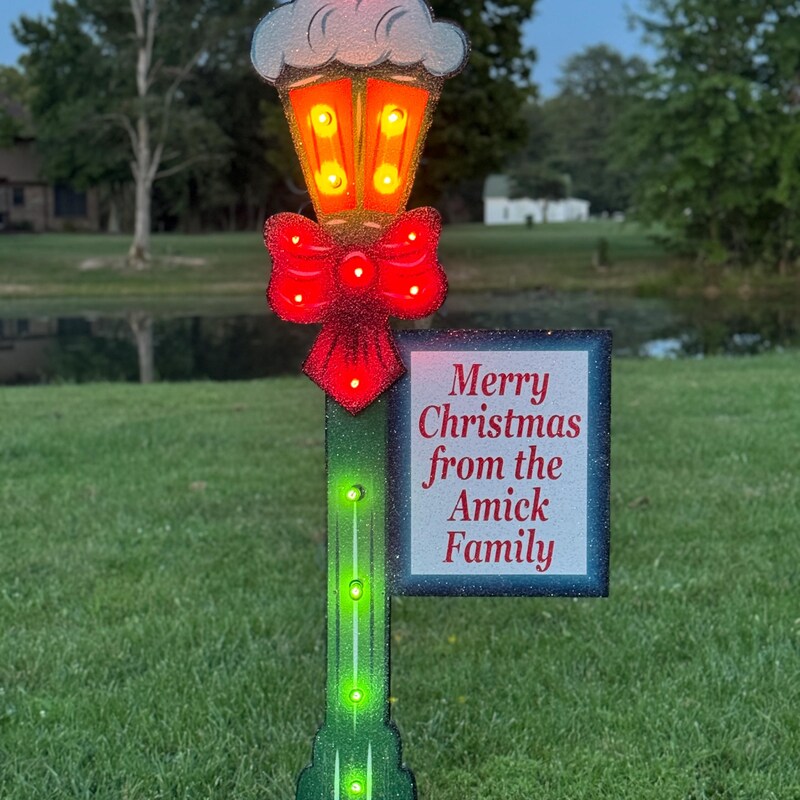 Lamp Post Decoration - Etsy
