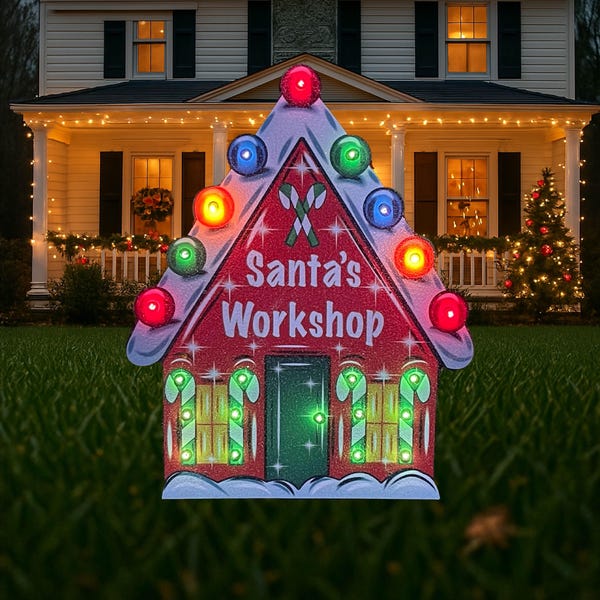 Santa's Workshop Decorations - Etsy