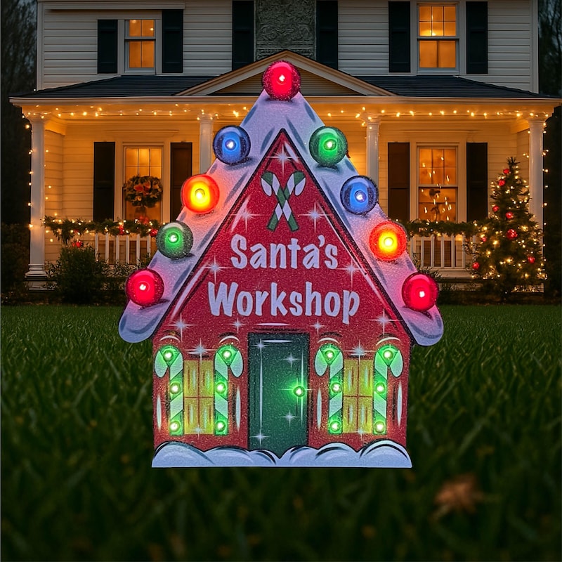 Santa's Workshop Decorations - Etsy