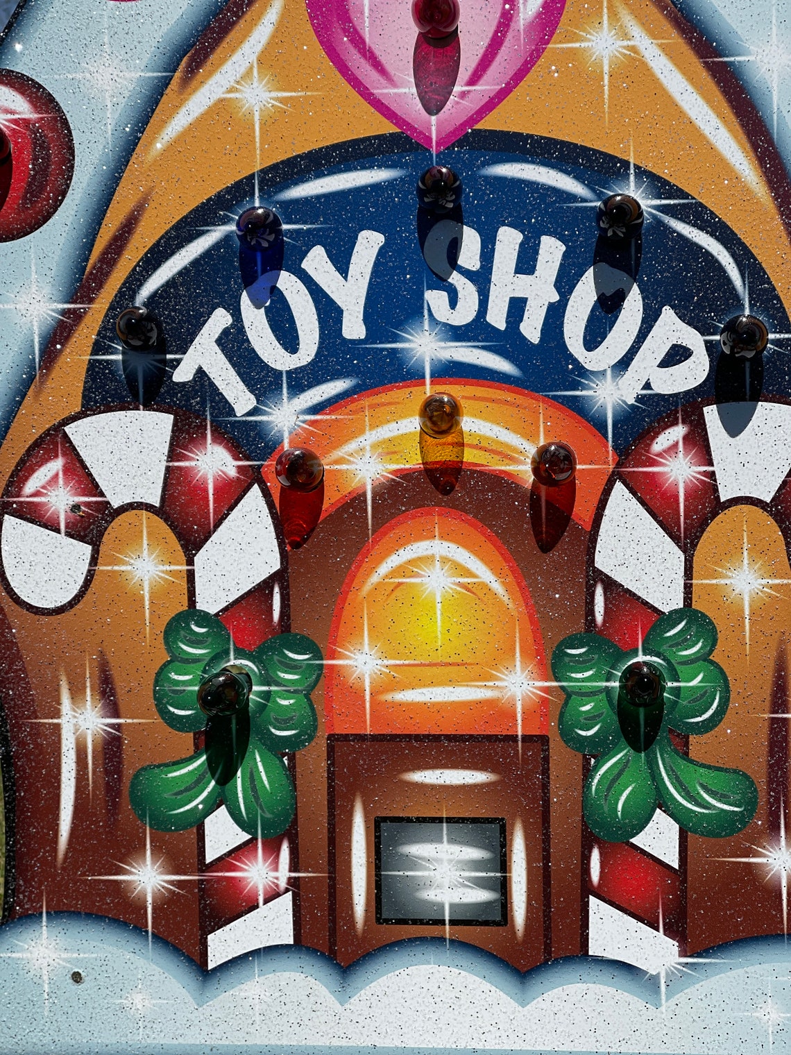 Christmas Yard Art see Video Gingerbread Toy Shop MDO - Etsy