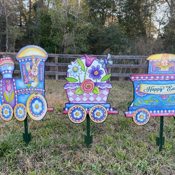 Easter Egg Train Sign - Etsy