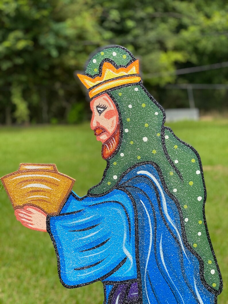 3 Wise Men Nativity Scene Christian Christmas Yard Art SET OF 3 Kings ...