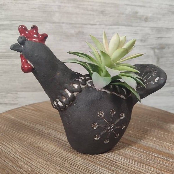 Chicken Planter Pot - Etsy