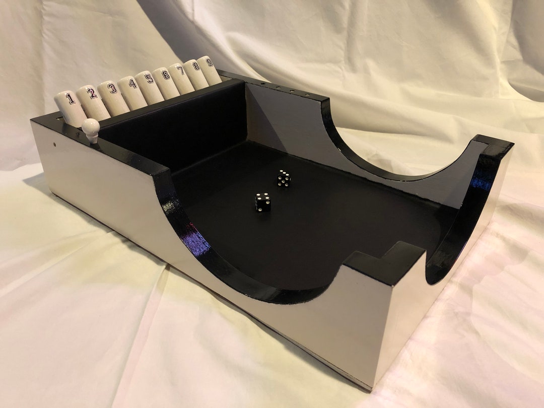 Blackout/shut the Box Game beige/black - Etsy