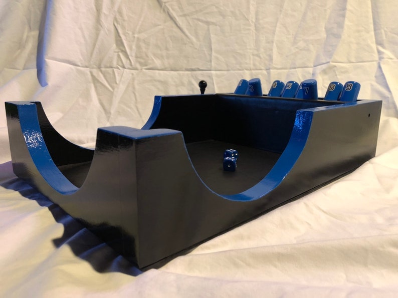 Blackout/shut the Box Game black/blue - Etsy