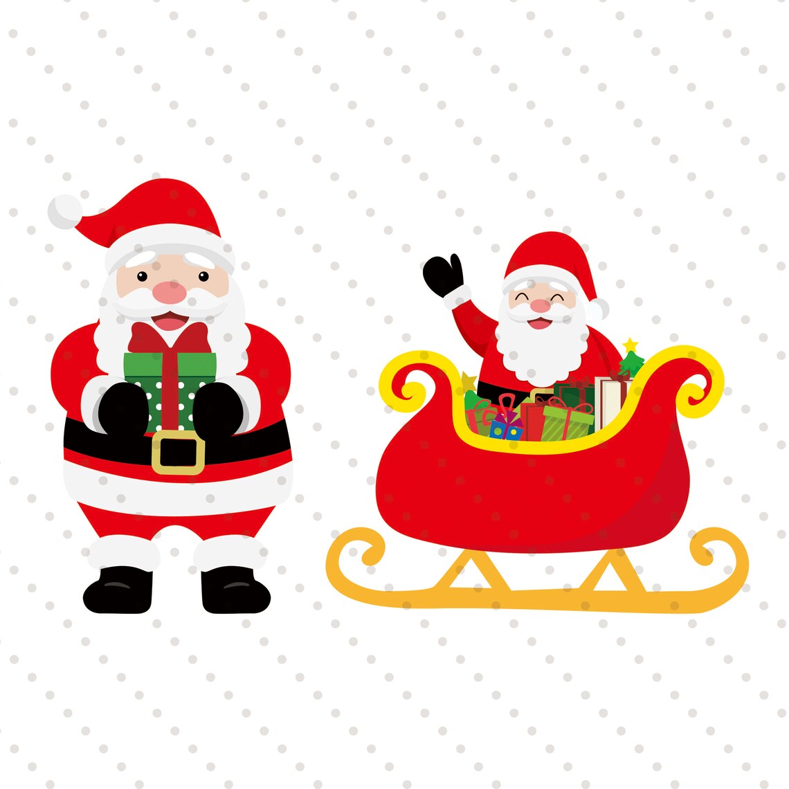 Santa Claus Clipart , Christmas Clipart, Santa in Chimney Clipart ...