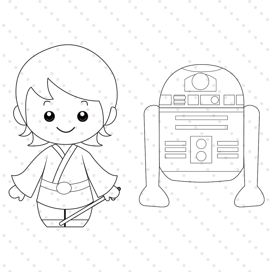Star Wars Black and White Cliparts Star Wars Coloring Star Wars Party ...