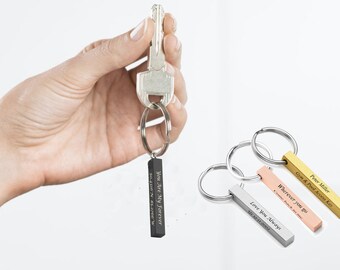 4 Sided Bar Keychain - Etsy