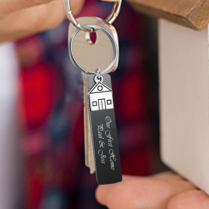 Home Keychain - Etsy