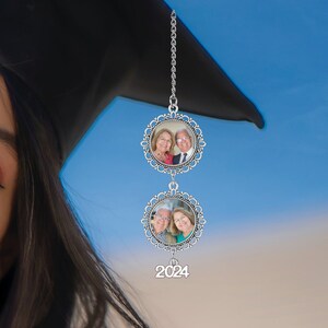 Graduation Cap Charm 2024, Custom Graduation 2024 Memorial Tassel Charm ...