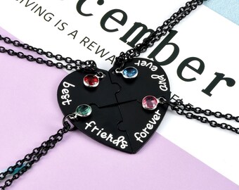 4 Best Friend Necklace - Etsy