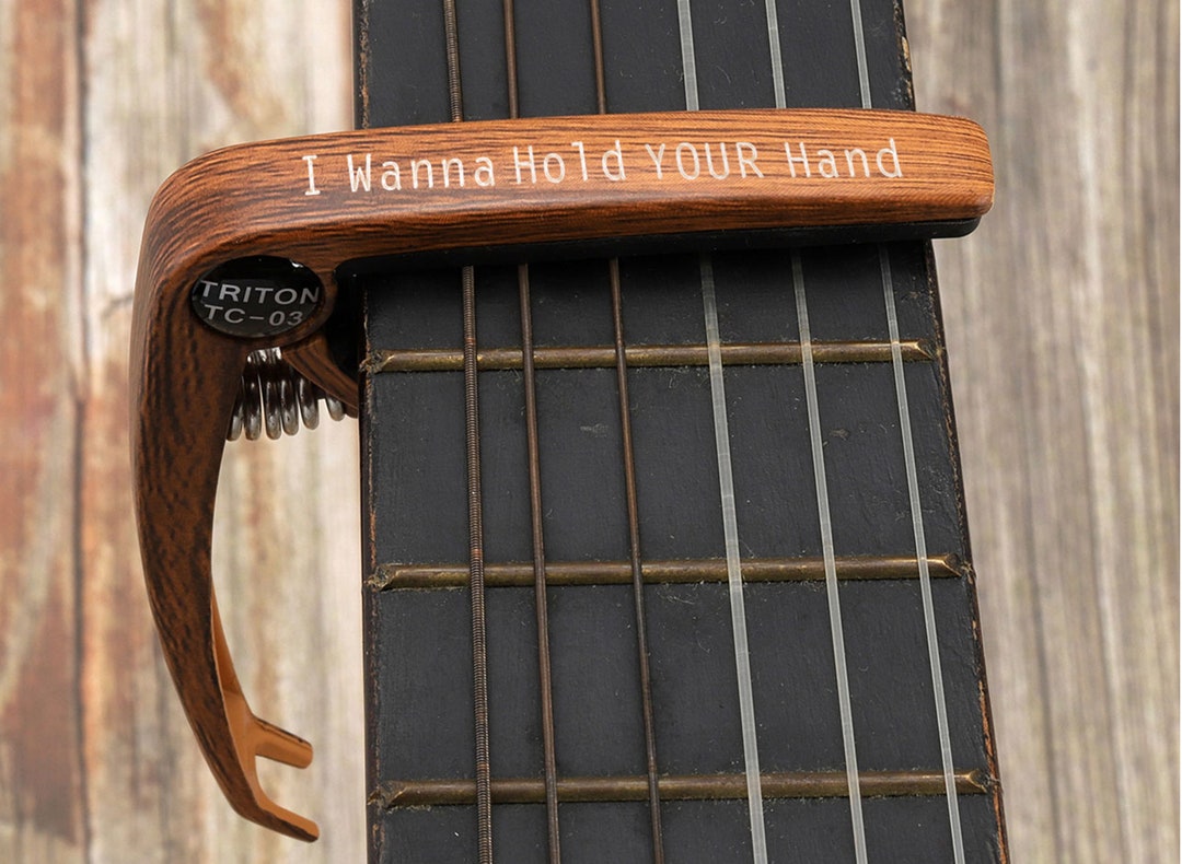 Personalized Guitar Capo, Wooden Guitar Capo, Capo Tuning, Gift for ...