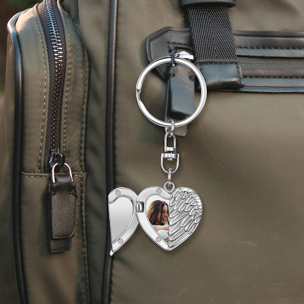 Angel Wing Key Chain - Etsy