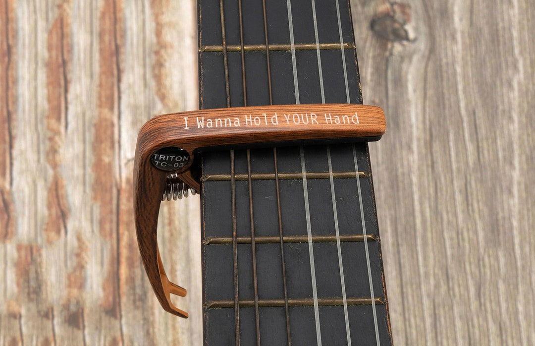 Personalized Guitar Capo, Wooden Guitar Capo, Capo Tuning, Gift for ...