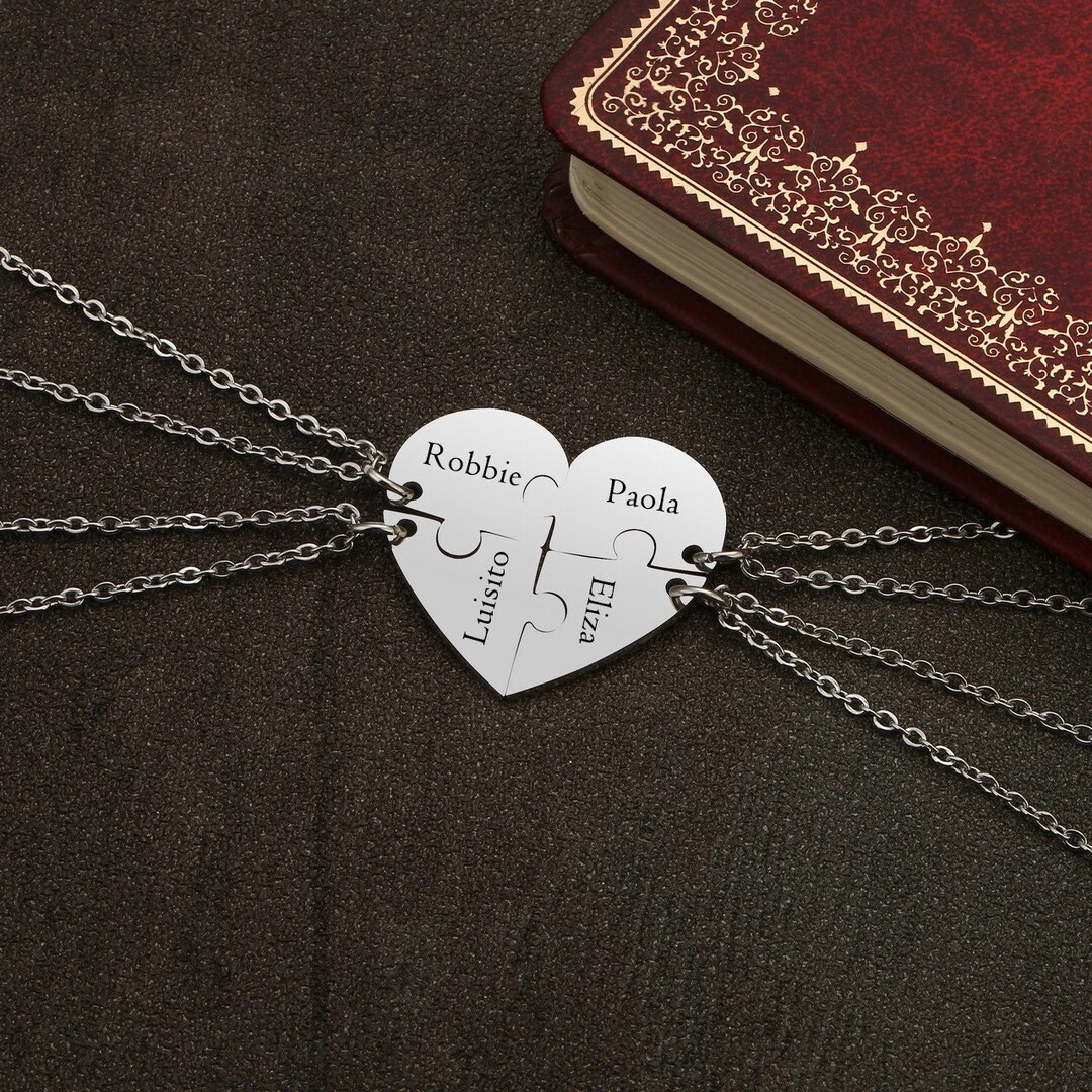 Personalized Best Friend Necklaces, Friendship Necklace, Sister ...