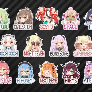 Hololive Sticker Vol. 2 - Etsy