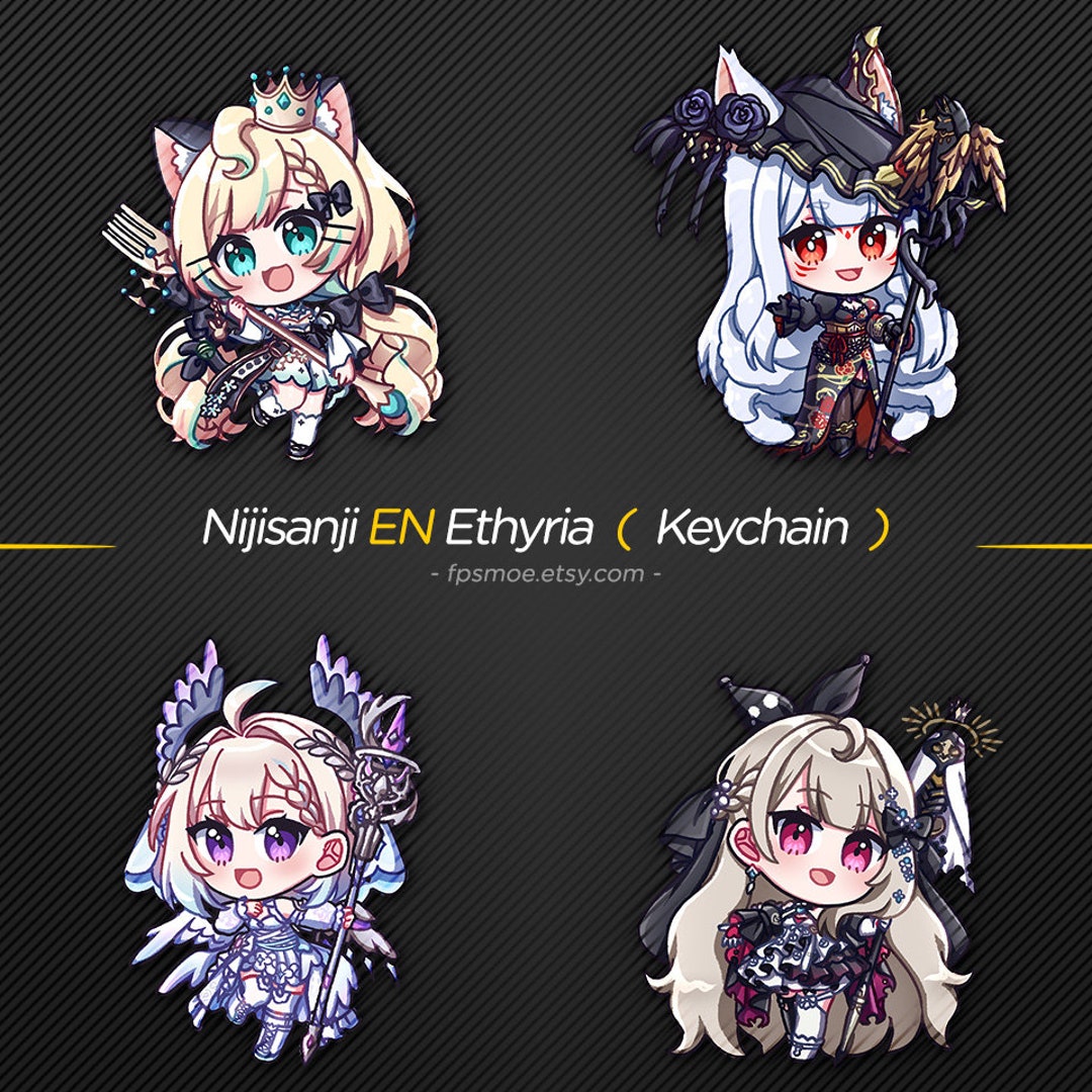 Nijisanji EN Ethyria New Outfit Keychain - Etsy