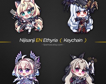 3.5in Nijisanji Ethyria New Outfit Group Keychain Charm - Etsy