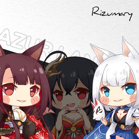 Azur Lane Keychain | Etsy