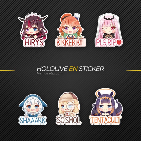 Hololive EN Myth Hope Sticker - Etsy