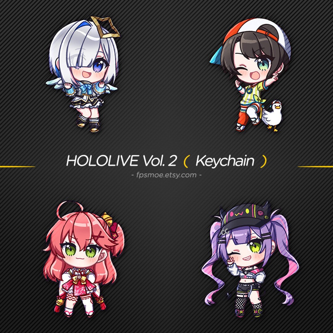 Hololive Keychain Vol. 2 - Etsy