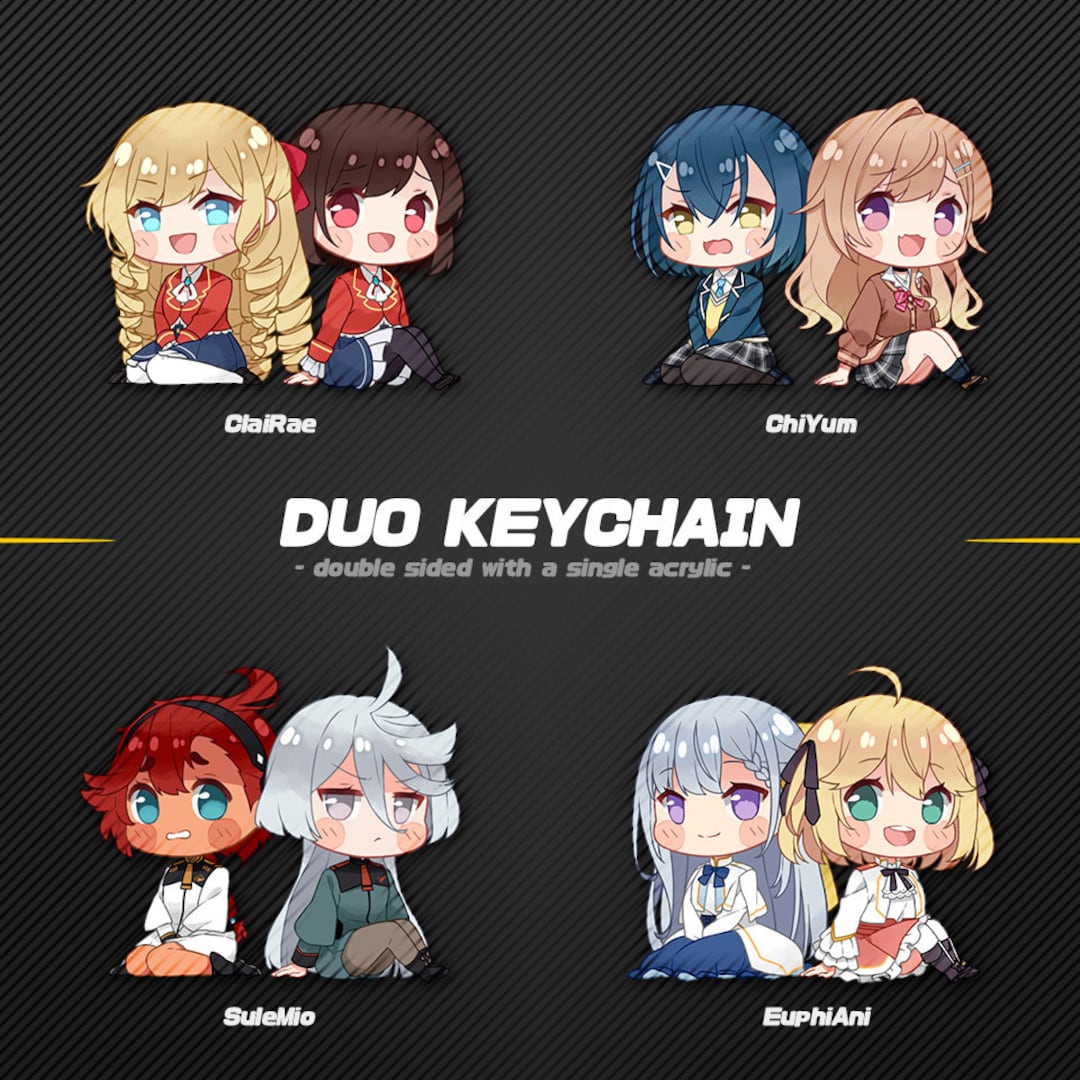 Duo Keychain - Etsy