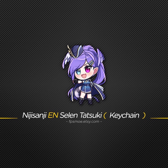 Selen Tatsuki New Outfit Nijisanji EN Keychain - Etsy