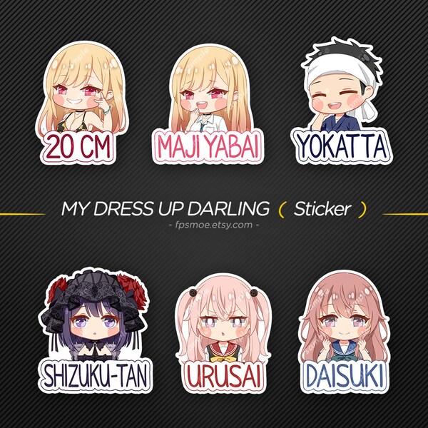 My Dress up Darling Sticker - Etsy