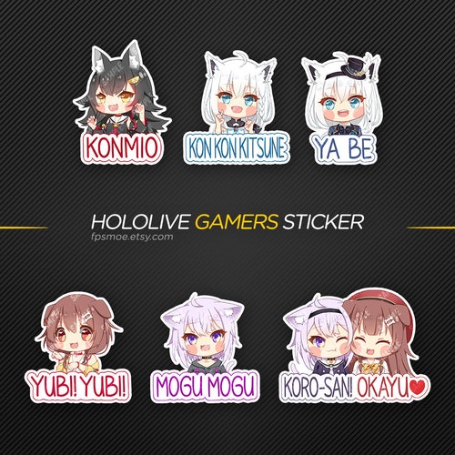 Hololive Sticker Vol. 2 - Etsy