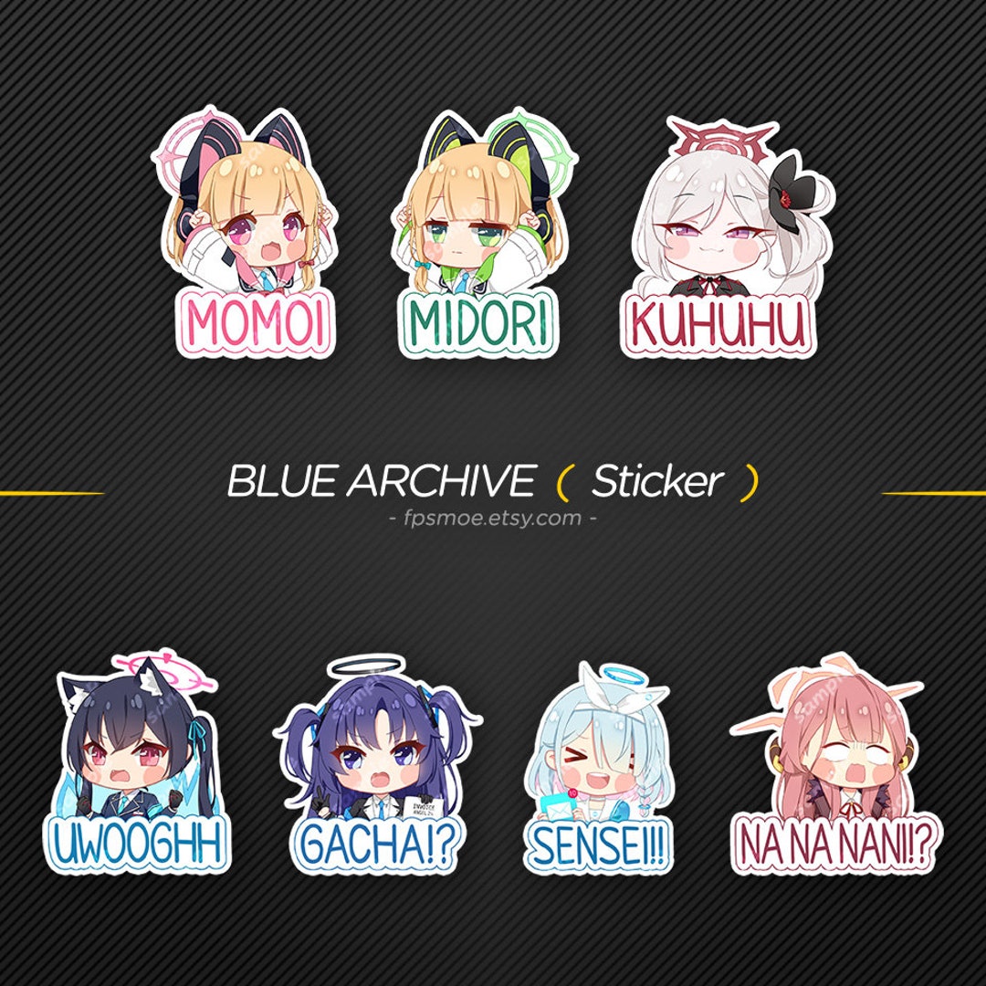 Blue Archive Sticker - Etsy