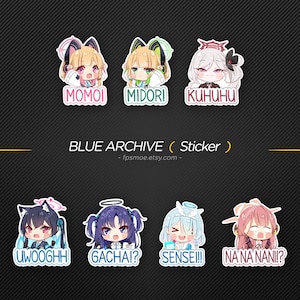 Blue Archive Sticker - Etsy