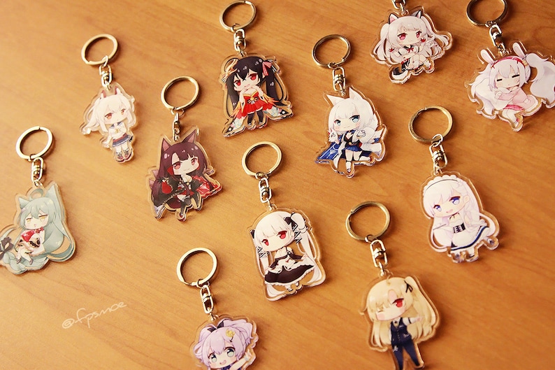 Azur Lane Keychain - Etsy Canada
