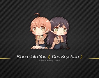 Bloom Into You Keychain - Etsy