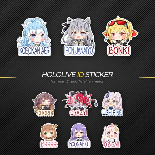 Hololive Sticker Vol. 2 | Etsy Canada