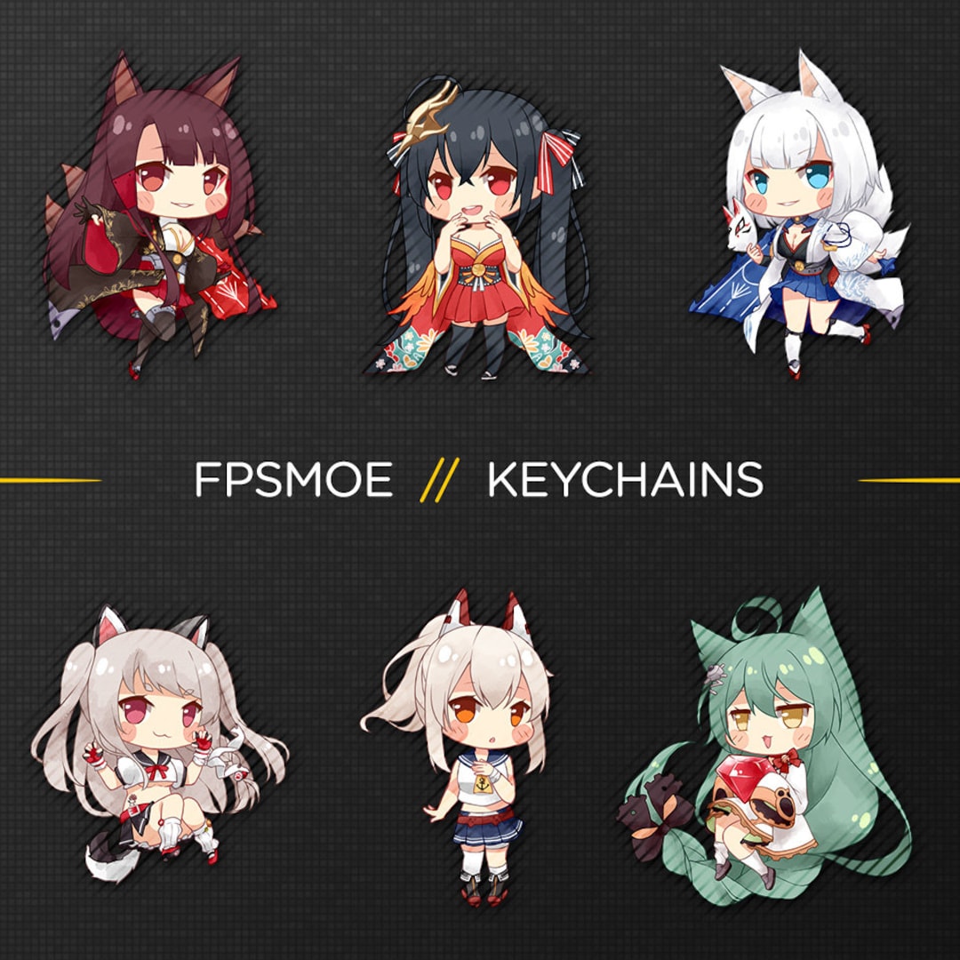Azur Lane Keychain - Etsy