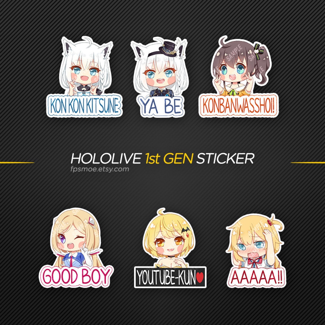 Hololive 1st Generation Sticker - Etsy