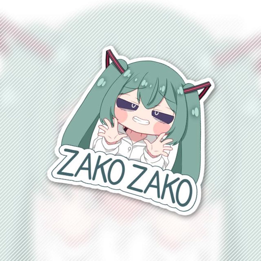 Miku Nice Try Sticker - Etsy